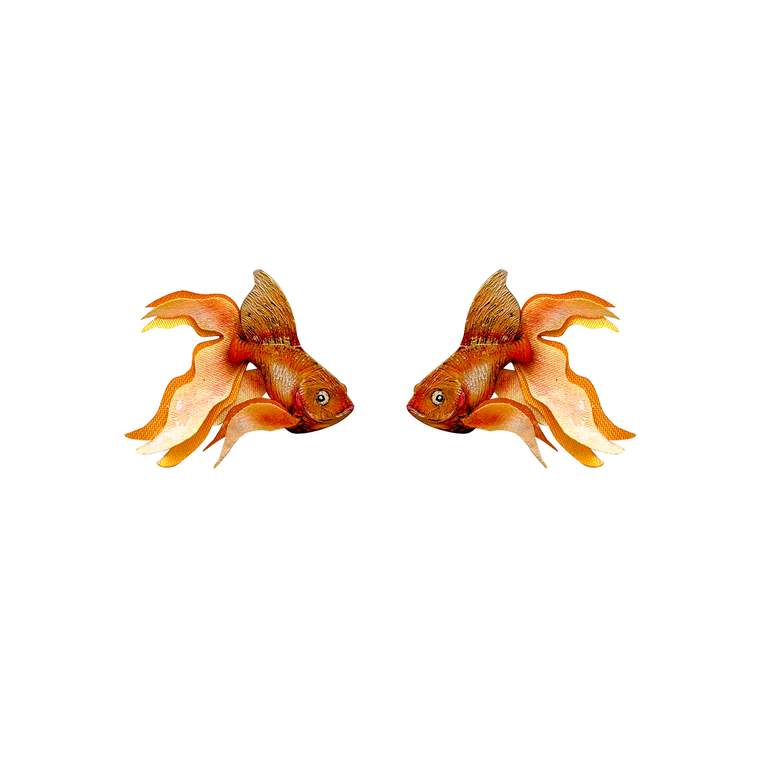 Aretes Pez Bailarina - Aborígenes - Diseño Artesanal